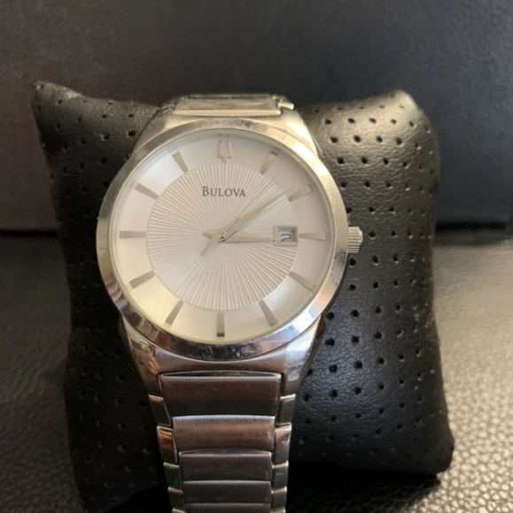 Bulova | Accessories | Vintage Bulova Stainless Steel Watch Starburst ...